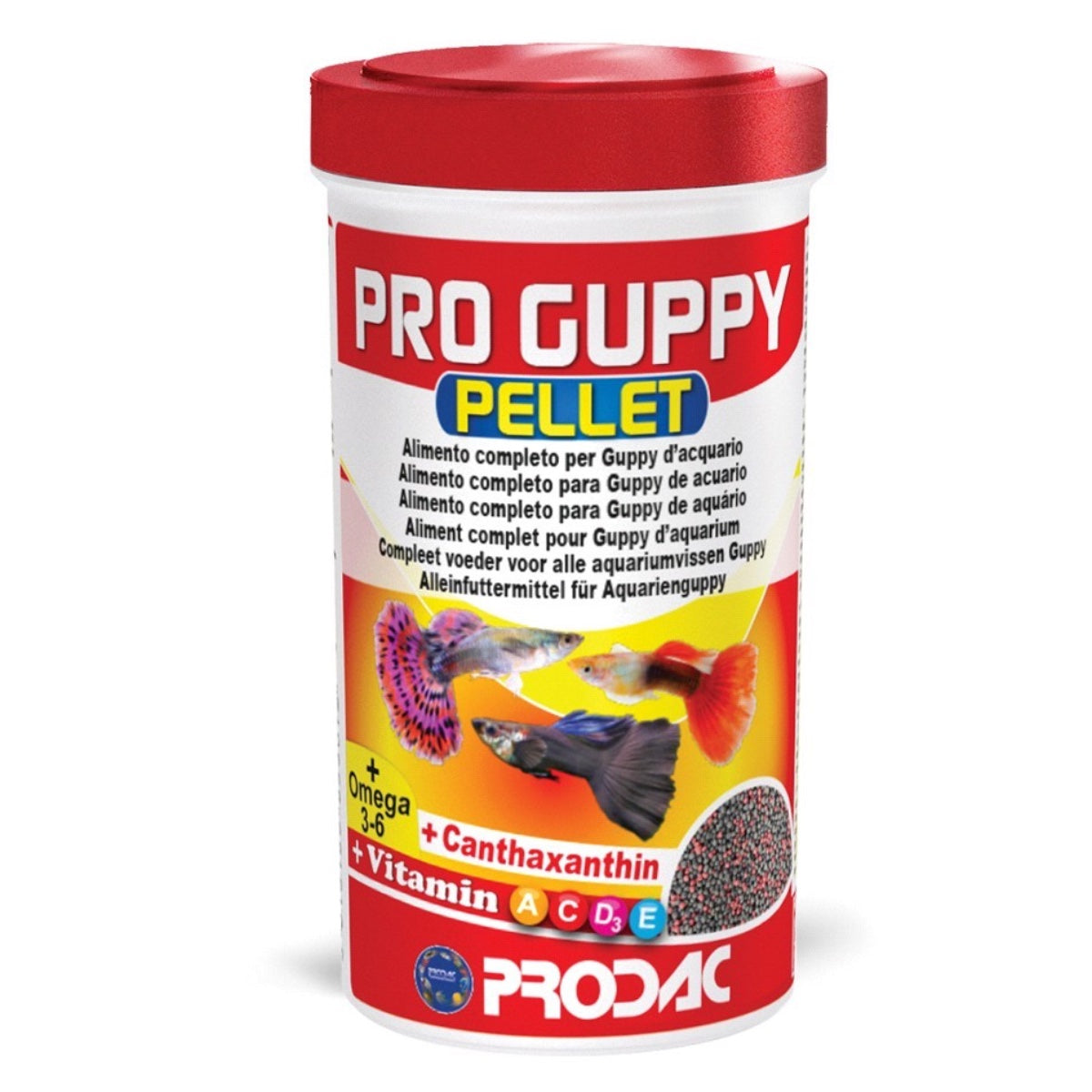 Prodac Pro Guppy Pellet 250 ml — Verde Vivo Acquari