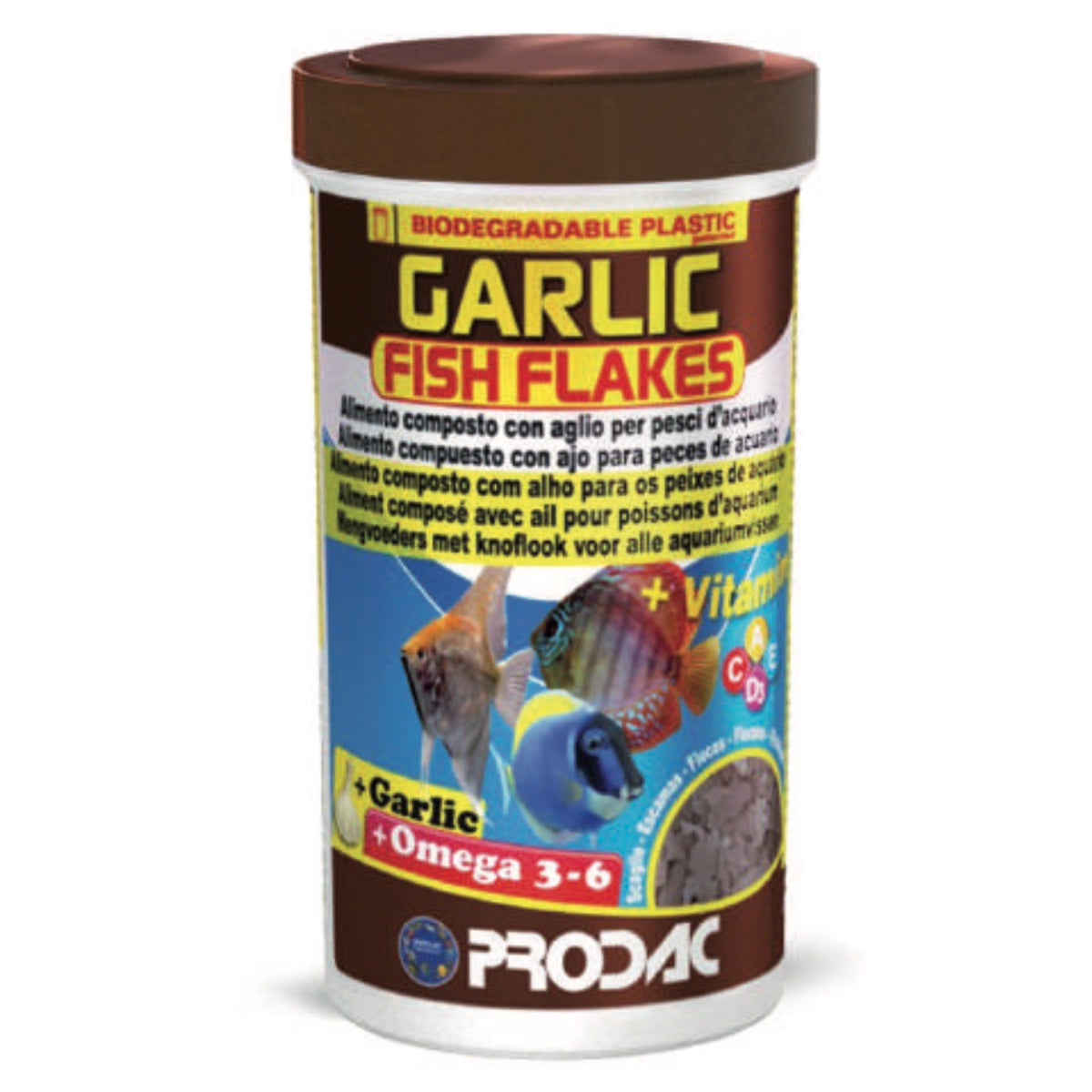 Prodac Garlic Fish Flakes 250 ml – Mangime in Scaglie con Aglio per Pe ...